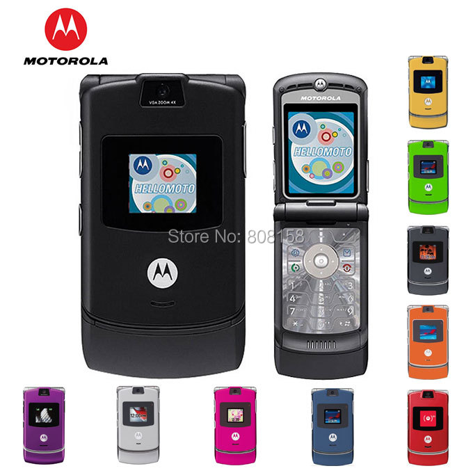 Купить Оригинальный motorola razr v3 разблокирована сотовый телефон ...