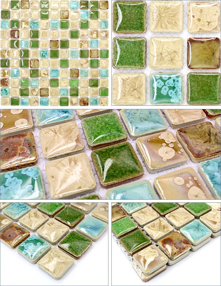 Купить Многоцветный фарфор доступны мозаики кухня backsplashl плитка ...