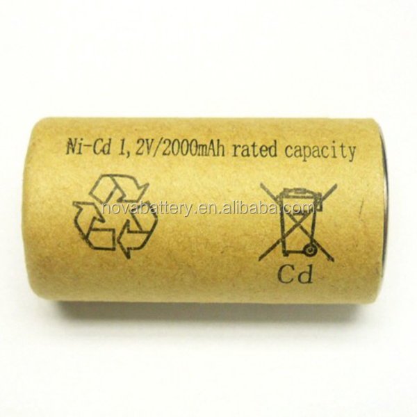 Nicd 1,2v 2000mah ni-cd sc 배터리 1.2v 2000mah 중국에서 만든| Alibaba.com