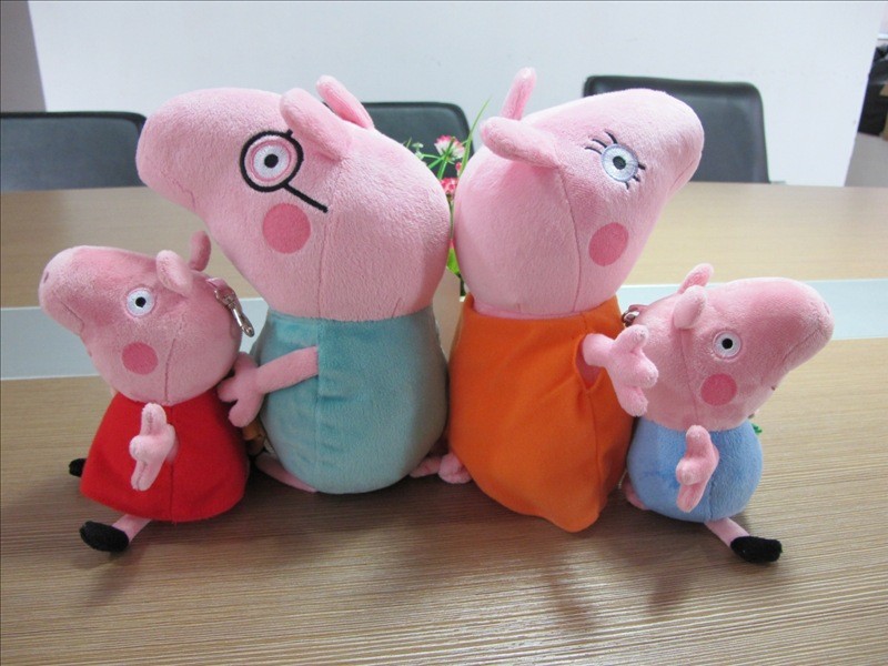 Купить Топ аниме игрушки 4шт/набор Пепа свинья peppa свинья семьи peppa ...