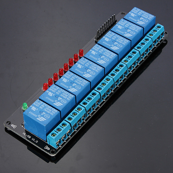 Купить высокое качество Оптрон 8 канал 5В реле модуля щит для Arduino