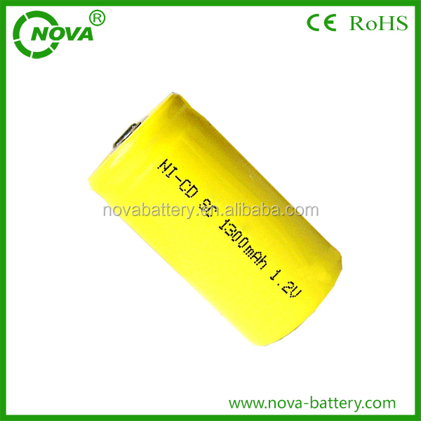 1.2v Ni-cd Sc1300mah Rechargeable Battery,Ni Cd Sc 1300mah 1.2v Battery - Buy 1.2v Ni-cd ...