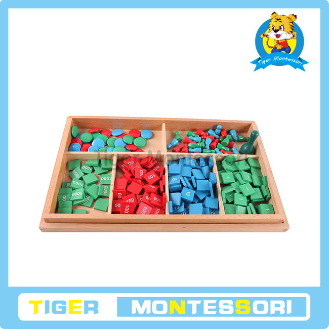 Tigre materiales Montessori : C060 sello juego matemática recursos de ...