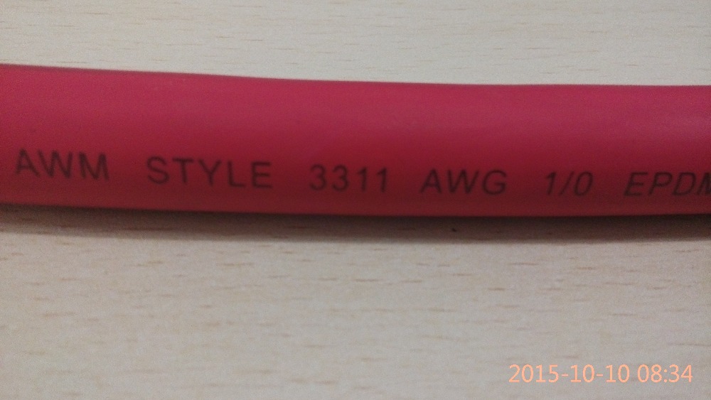 Battery Cable Awm Style 3311 1/0awg Epdm 90c 600v Ft1 Rohs Compliant - Buy Charging Point Power ...