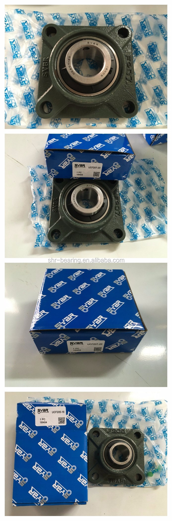 Bearing F206 Pillow Block - UCF206 Square Flange Housing
